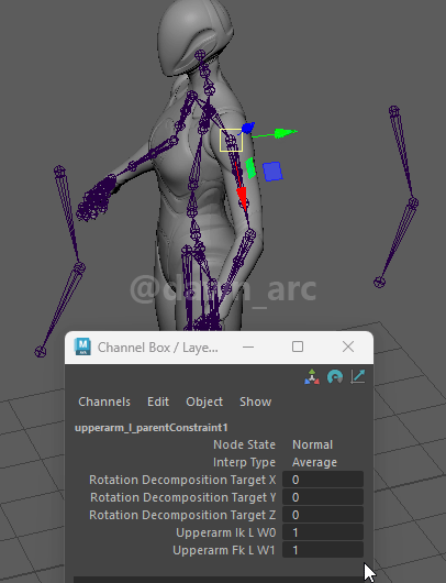 [Maya]Rigging 08 - IK FK Switch